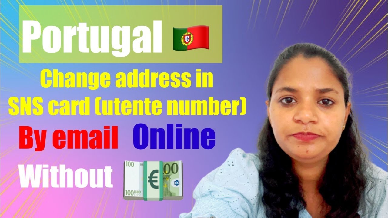 How Can Change Address in SNS Number (Medical Number) Online| SNS number mai|Portugal 🇵🇹 ...