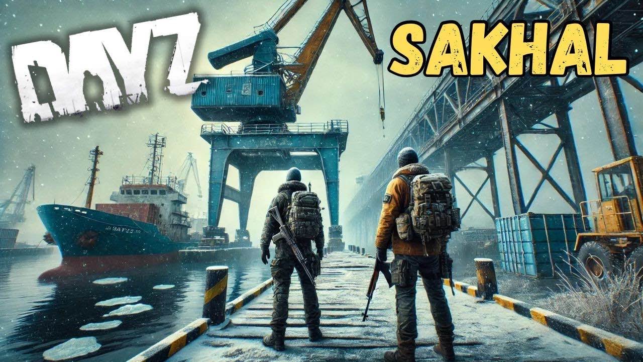Surviving Sakhal in our SECRET crane base - DayZ - YouTube