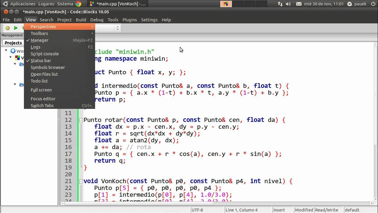 La curva de Von Koch - YouTube