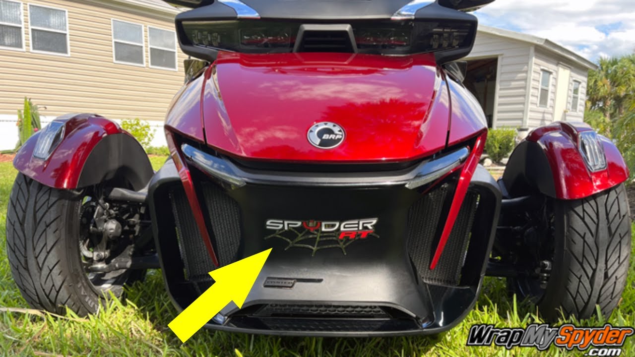 2020+ BRP Can-am Spyder RT/RT Limited Chrome Bumper Emblem application ...