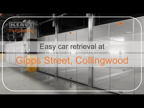 Easy car retrieval out of the KLAUS Multiparking TrendVario 6300 ...