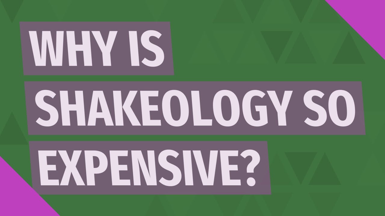 Why is shakeology so expensive? - YouTube