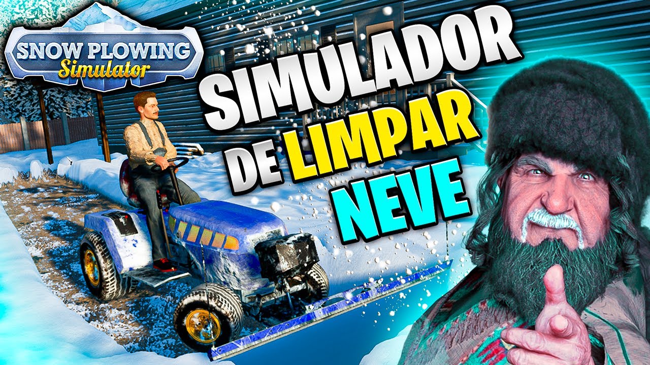 NOVO SIMULADOR REALISTA de LIMPAR NEVE! - Snow Plowing Simulator - YouTube