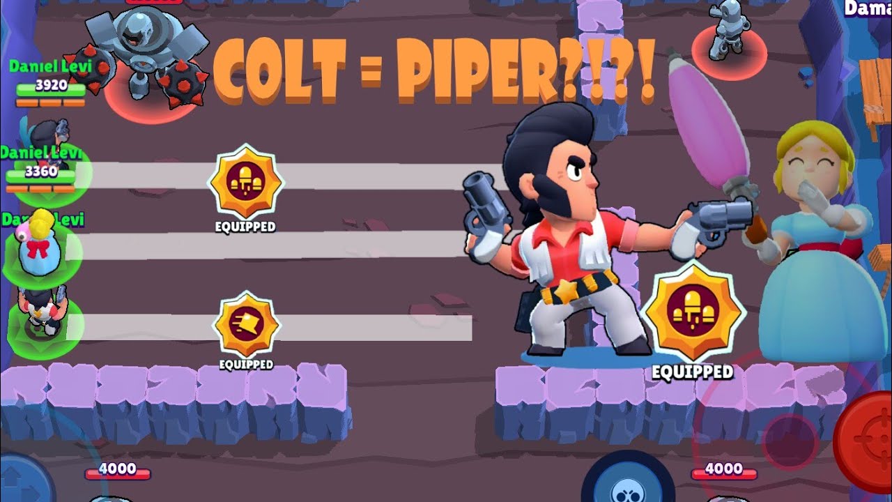 New COLT star power is OP!!! - Gameplay - Brawl Stars - YouTube