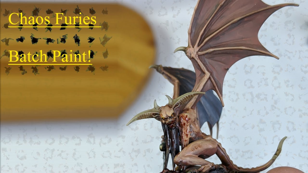 Chaotic Beasts: Furies Batch Paint - YouTube