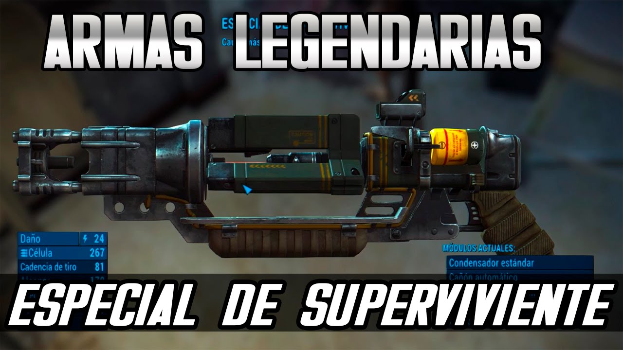 Fallout 4: ARMAS UNICAS | Escopeta Laser - Especial de Superviviente ...