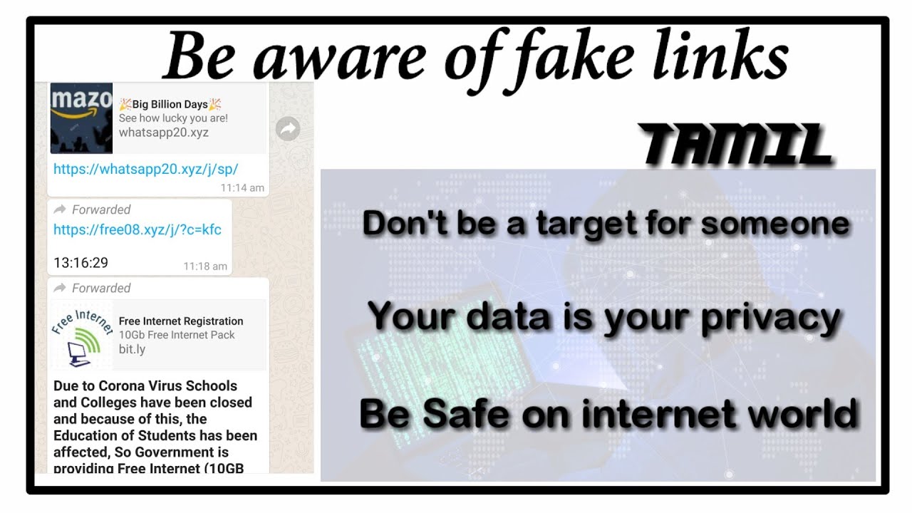 How to find WhatsApp fake links || Don't believe all links || Be safe ...