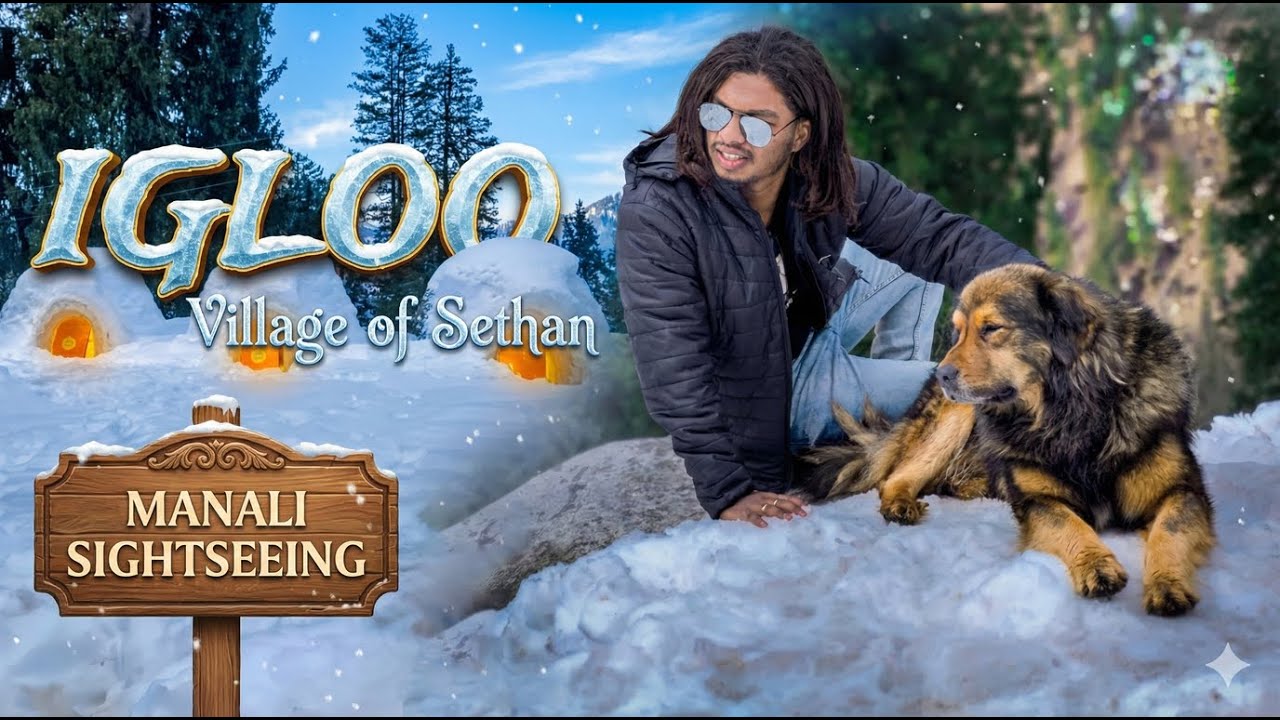 Snowy ️ Sethan Adventure | 🏠 Igloo in Hamta | 💦 Sajla Waterfall | 🏰 ...