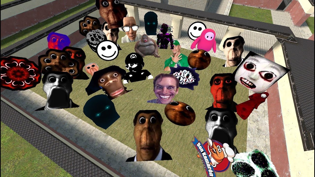 ALL FULL NICO'S NEXTBOT, 2D NEXTBOTS, OBUNGA NETBOT NEW UPDATE In Garry ...