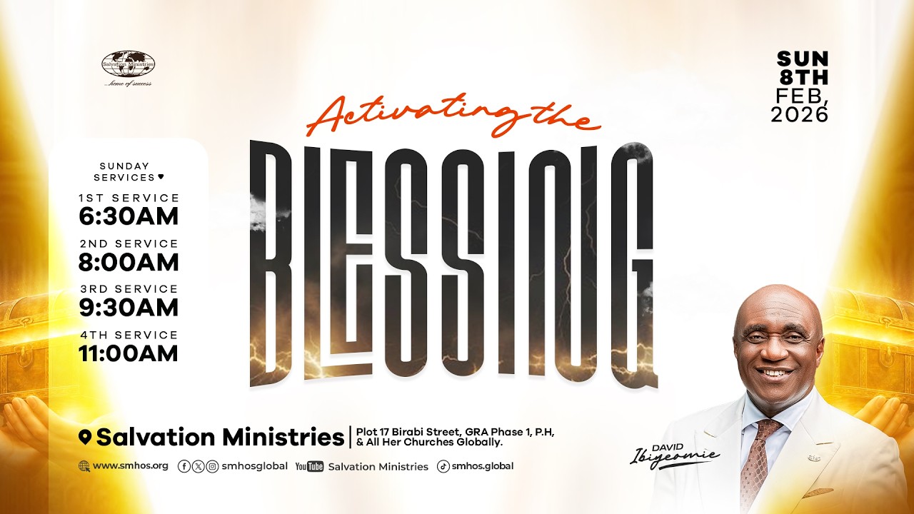 Activating The Blessing | Sunday Service | Sunday, 8th February 2026 ...