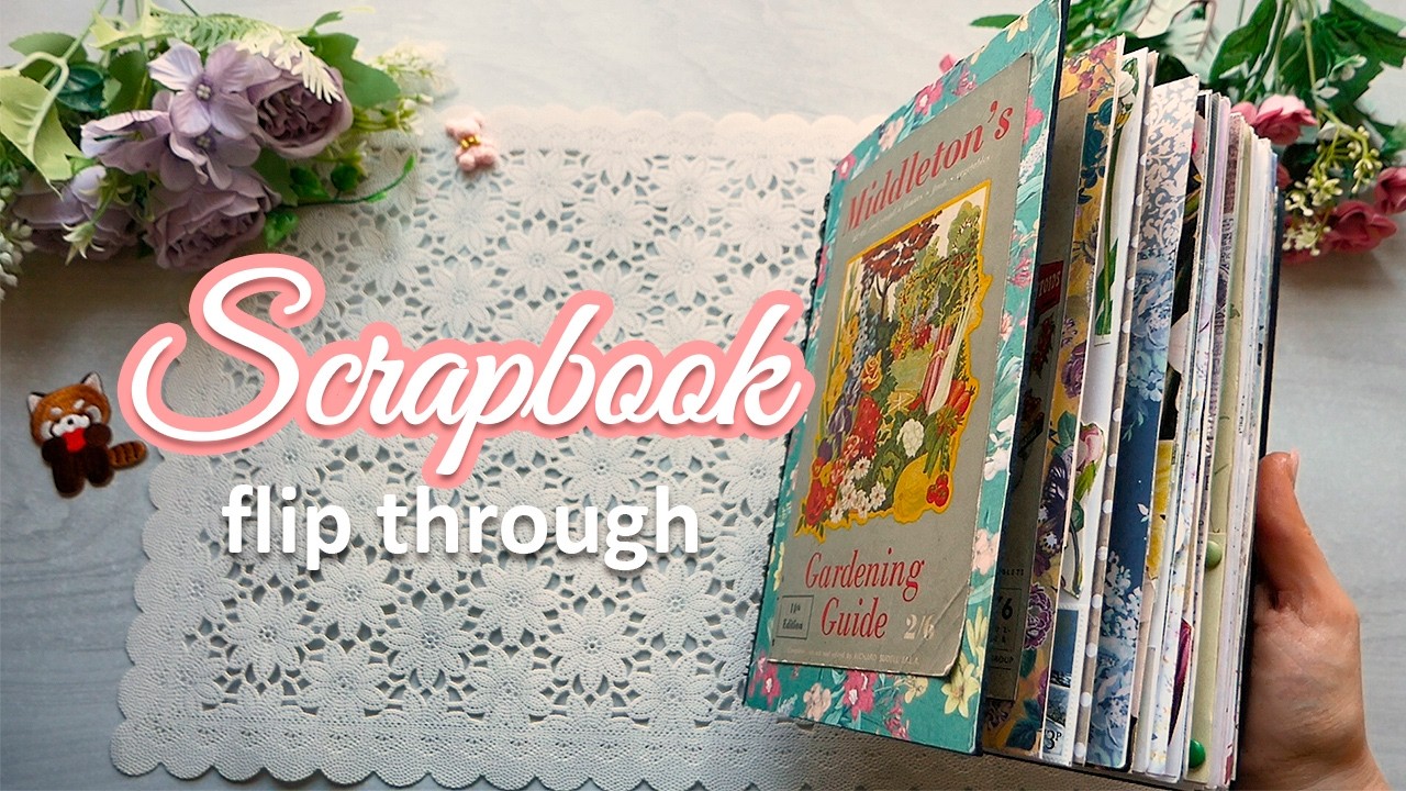 💌Flipping Through Someone Else's Scrapbook - A gift from England 🇬🇧 ...