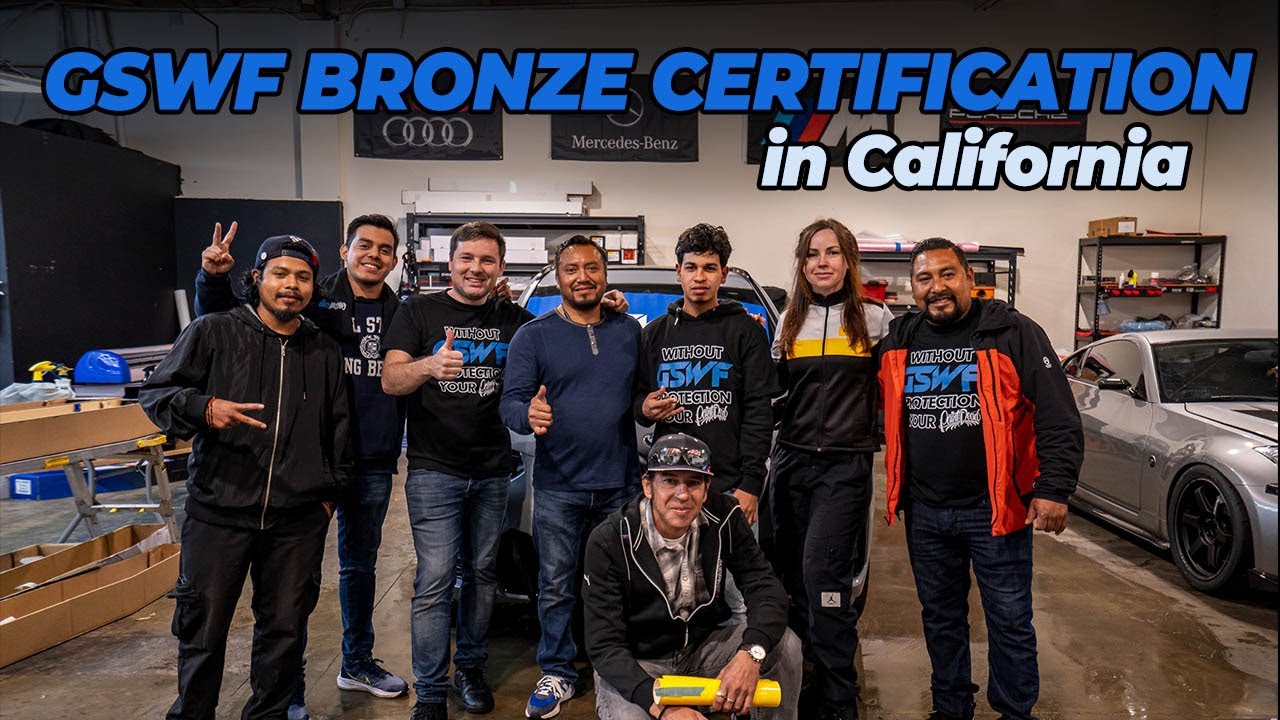GSWF Bronze Certification PPF training at Prestige Pro Care, Los ...