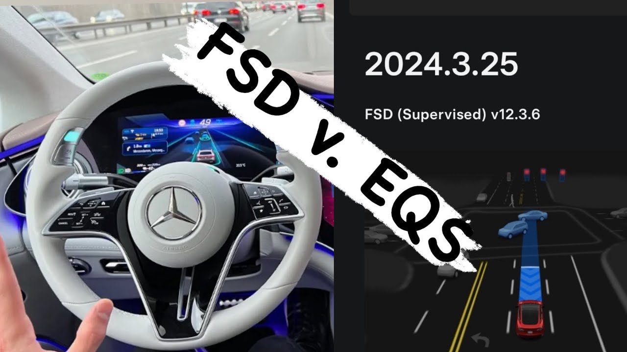 Tesla FSD v. Level 3 Autonomous EQS v. Waymo - YouTube