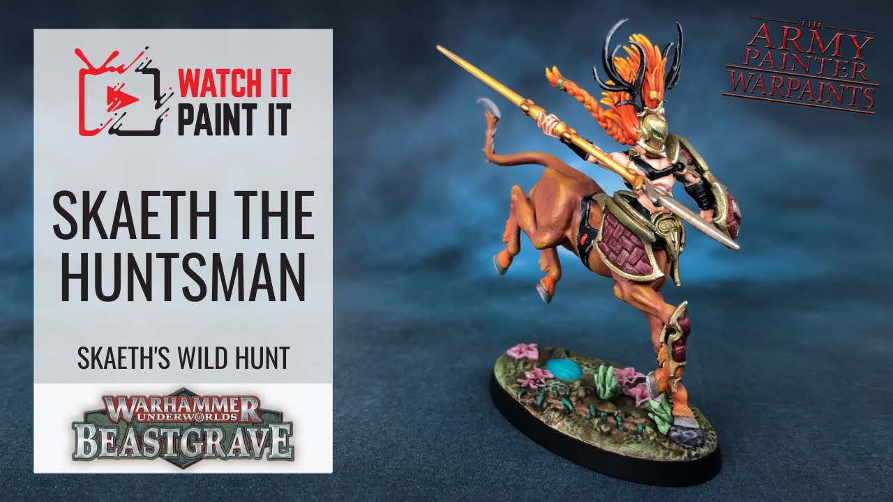 Warhammer Underworlds : Beastgrave - Painting Skaeth the Huntsman with ...