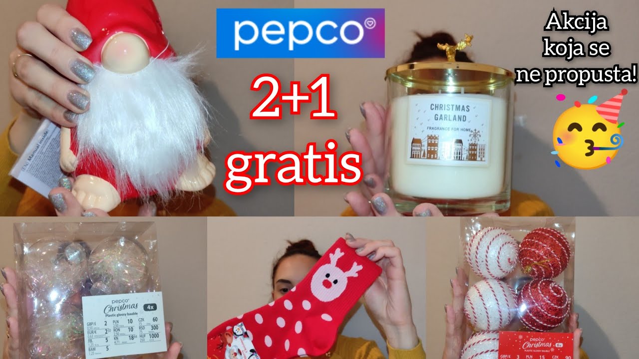 PEPCO HAUL🎄Sjajna ponuda, 2+1 gratis🥳 - YouTube