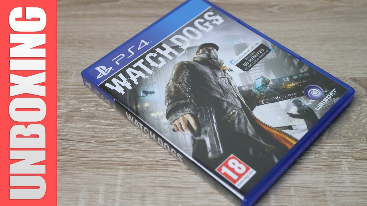 WATCH DOGS UNBOXING!!! Ps4 Game - YouTube