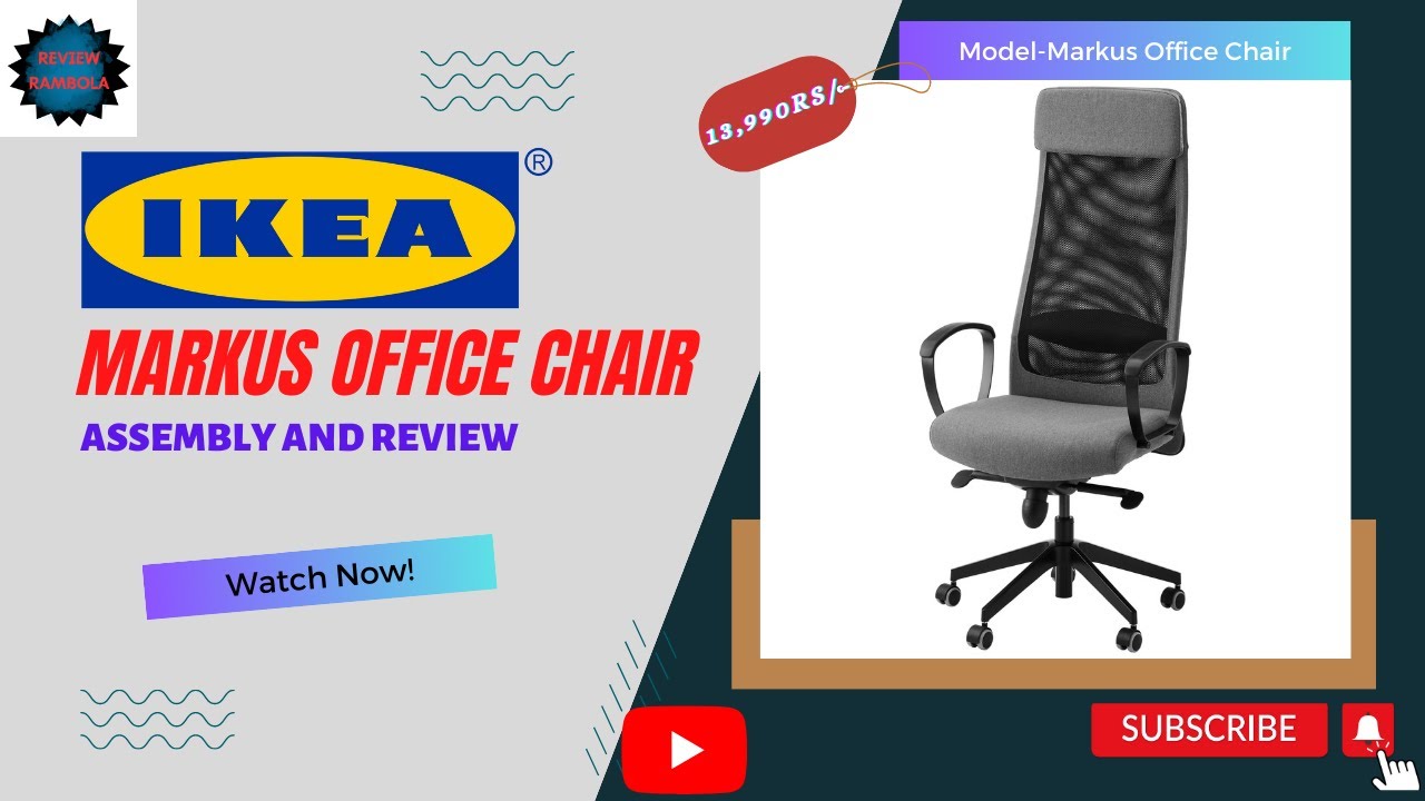 Markus Office Chair Detailed Review | IKEA | IKEA Markus Office Chair ...