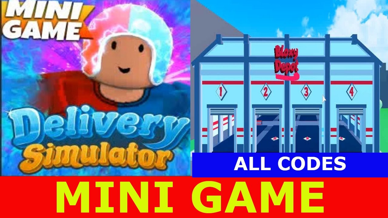 NEW UPDATE * Minigame * ALL CODES! [🎮 Minigame ] Delivery Simulator ...