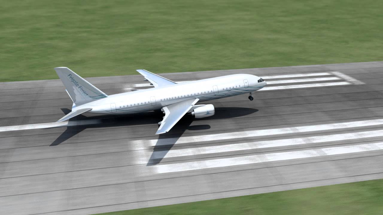 Frigate Ecojet take off - YouTube