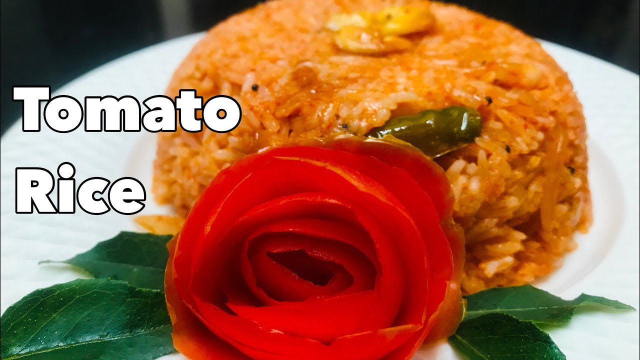 Tomato Rice Bath || ಟೊಮಾಟೋ ರೈಸ್ ಬಾತ್ || Simple and Yummy Rice Recipe ...