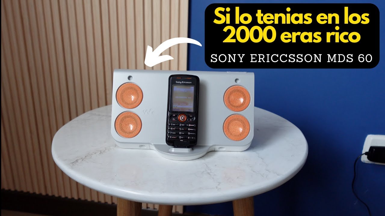 Sony Ericsson Music Stand MDS 60 ¿el mejor parlante en los 2000? - YouTube