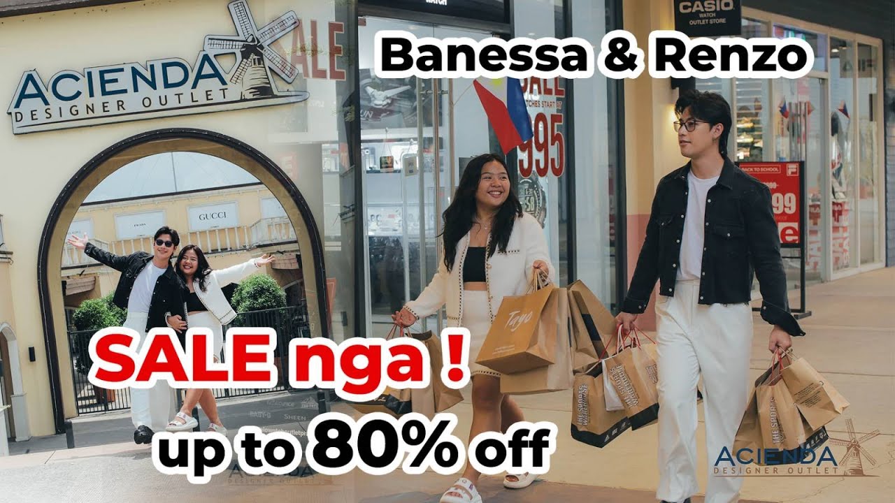Banessa Raya & Renzo Baraquio's First Time in Acienda Designer Outlet ...