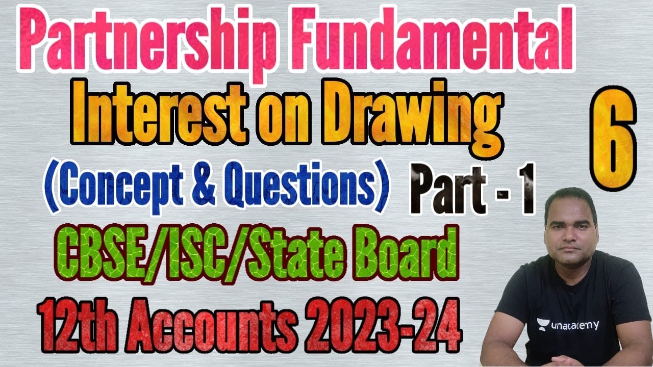Partnership Fundamental LEC 6 - Interest on drawing Part 1 - YouTube
