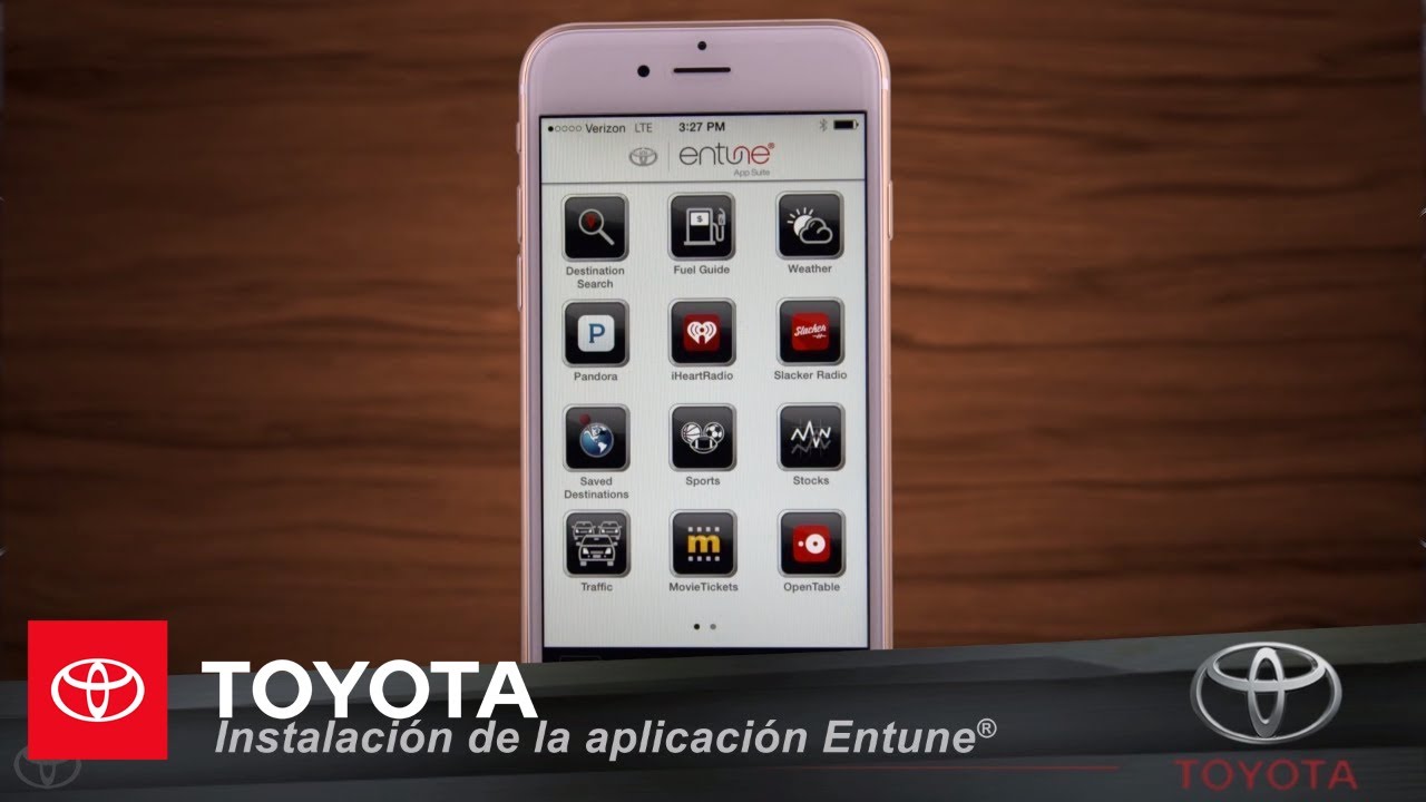 Toyota Entune l Instalación de la Aplicación Entune | Toyota - YouTube