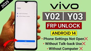 Vivo Y02t Y03t Google Frp Bypass Android 14 Setting Not Open Without Pc 2025 New Method Maxroms ...