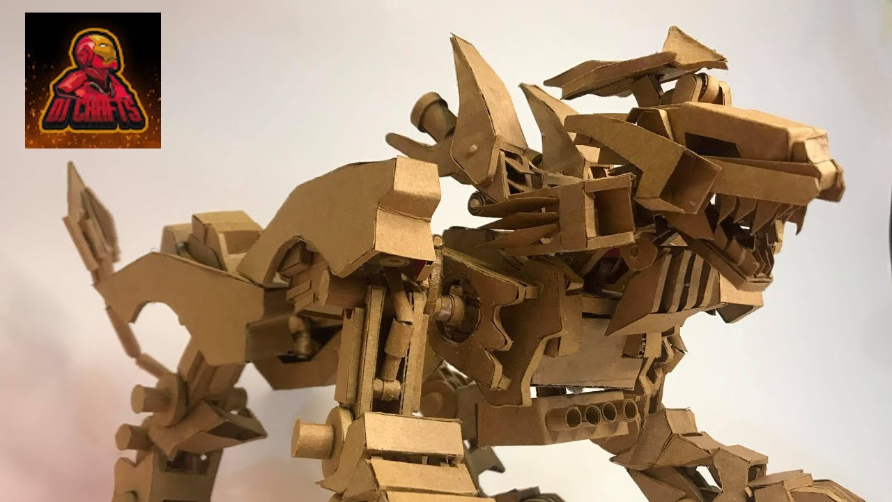 HOW TO MAKE PAPER CRAFTS ORIGAMI EASY ZOIDS LIGER ZERO MADE FROM ...