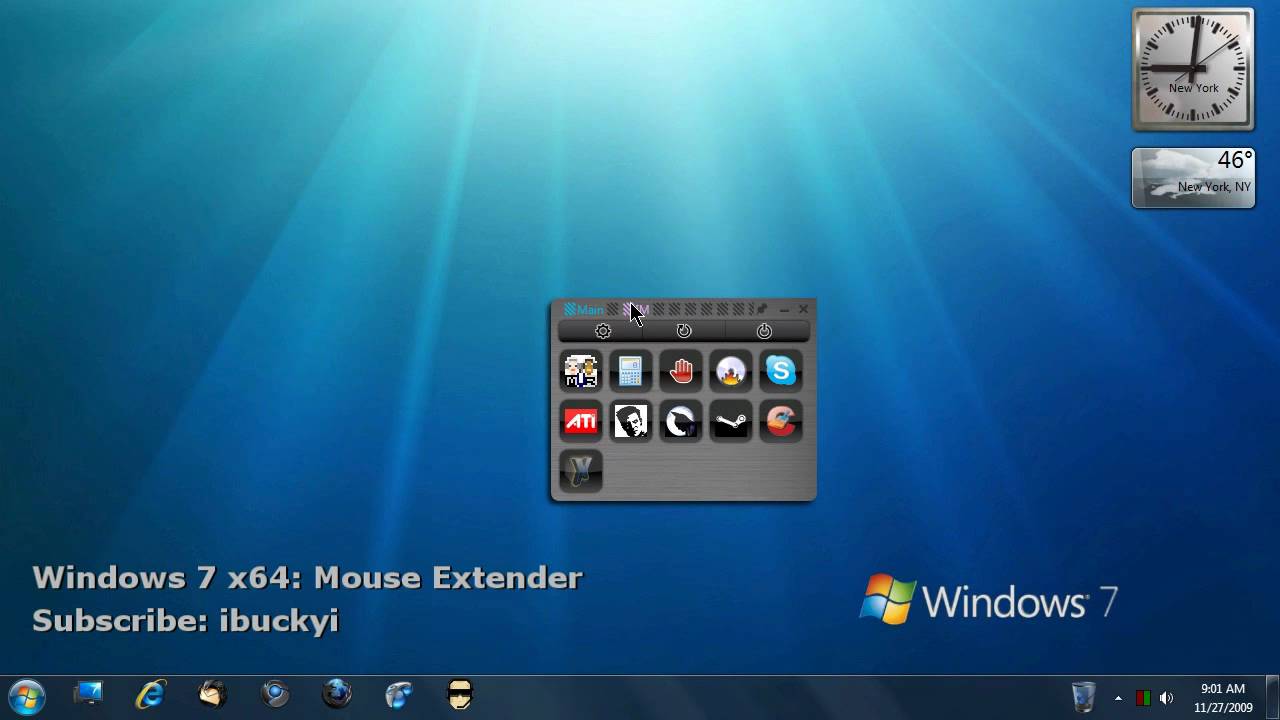 How To Use Mouse Extender On Windows 7 - YouTube