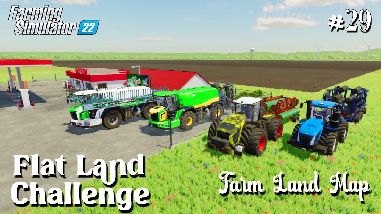 praparing of BIGGEST FIELD on the map / #29 / Flat Land Challenge ...