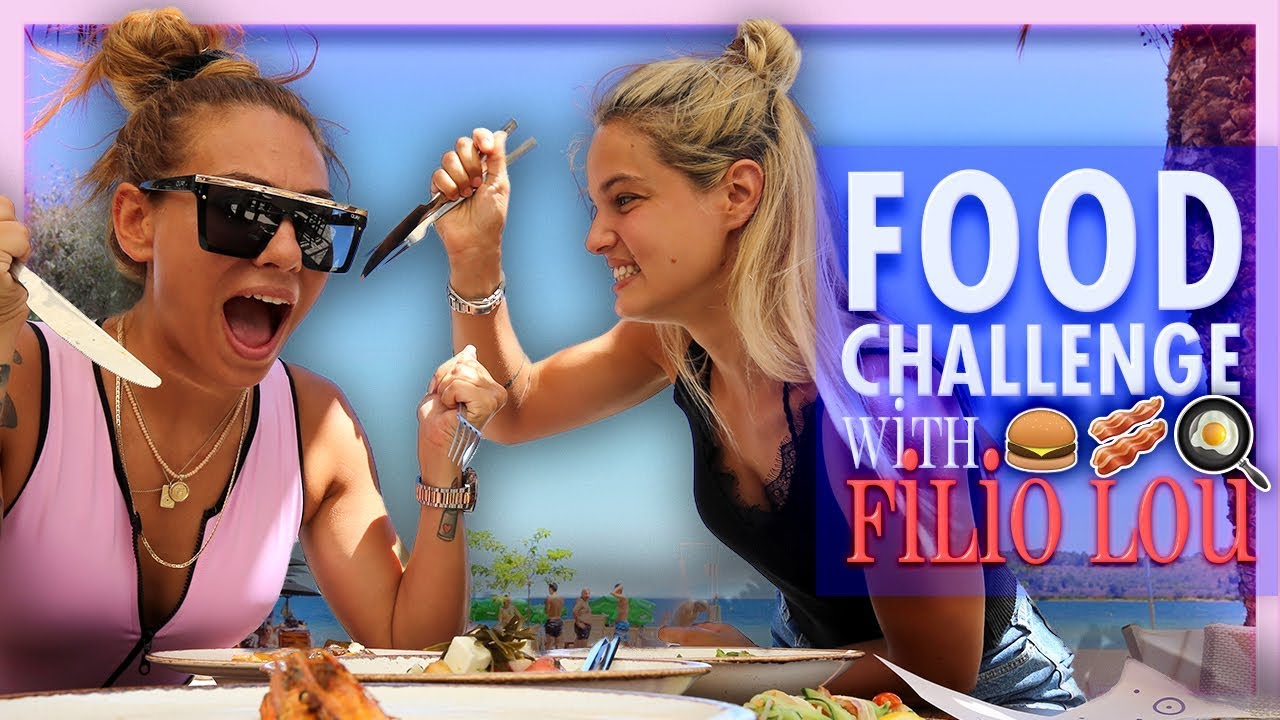 Food Challenge | Filio Lou - YouTube