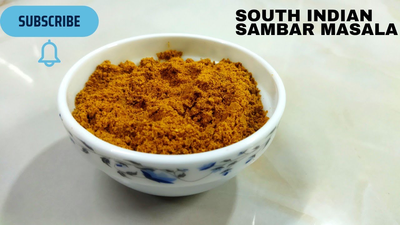 Home made south Indian Sambar masala recipe /बनवा हॉटेल सारखा साऊथ ...