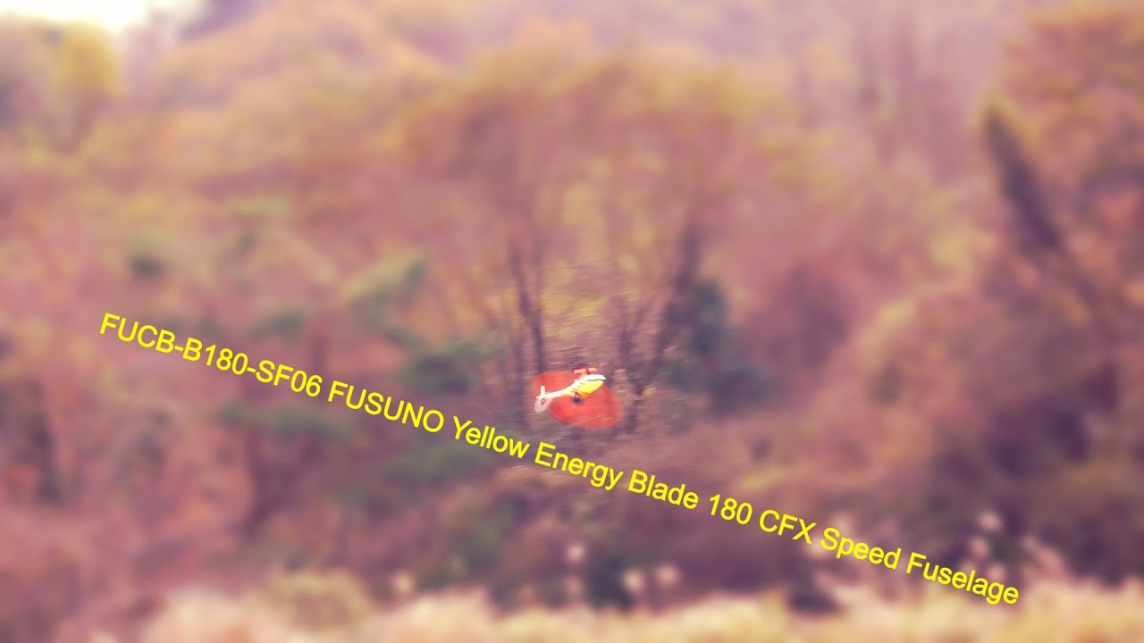 FUCB-B180-SF06 FUSUNO Yellow Energy Blade 180 CFX Speed Fuselage RC ...