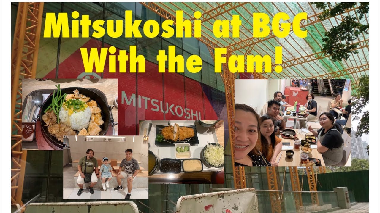 Mitsukoshi in BGC - YouTube