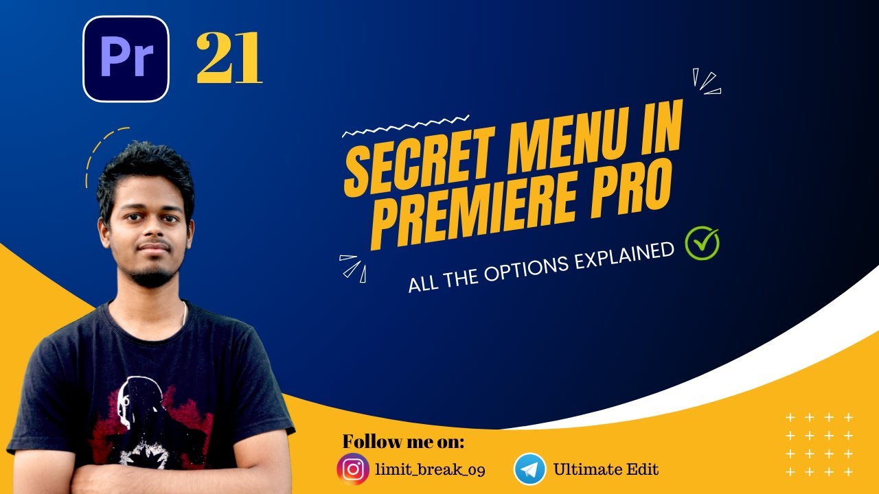 #21 Exploring Premiere Pro's Secret Menu | Premiere Pro Tutorial - YouTube