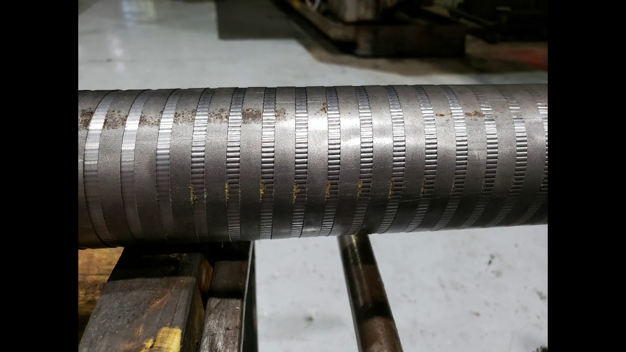 Lathe Threading Align on Chattered Threads - YouTube