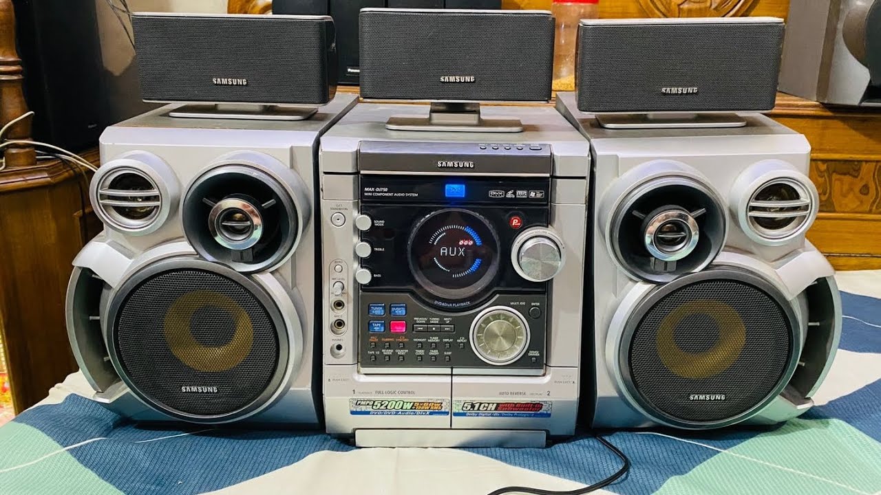 samsung max dj750 music system 5200watt pampo - YouTube