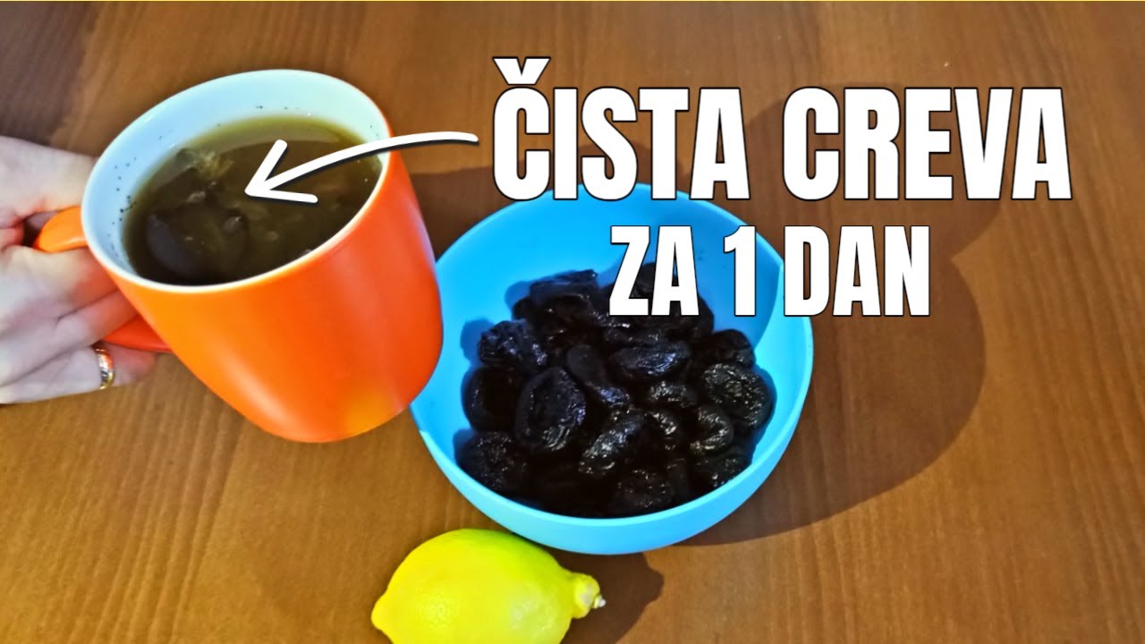 Suve sljive kao lek za probavu, čišćenje creva i mršavljenje - YouTube