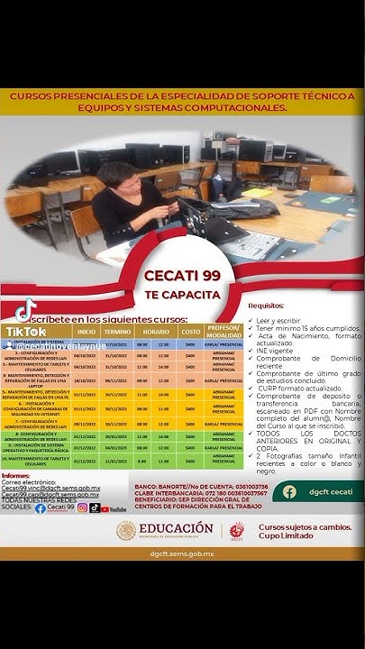 CECATI 99 Te espera en nuestros cursos a distancia y presenciales disponibles. - YouTube