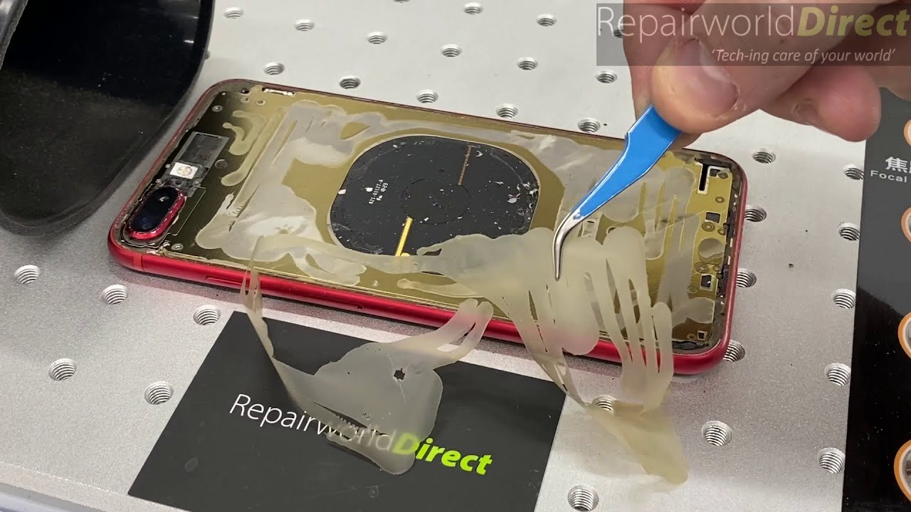 iPhone Back Glass removal using high speed laser!!! - YouTube