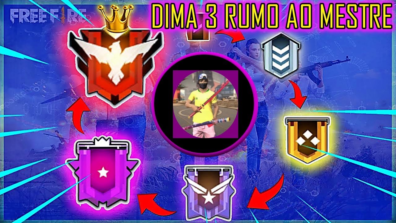 FREE FIRE 🔥: Falta 5 pontos para mim pegar DIMA 3 no 🔥 FREE FIRE 2021 ...