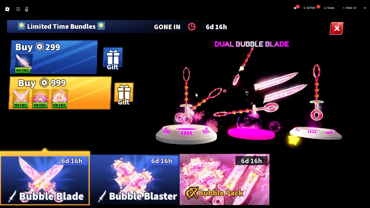 Spending $1,457,908 On Blade Ball New Bubble Blade Pack! - YouTube