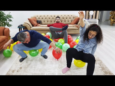 NURETTİNİN BALON PATLATMA ÇILGINLIĞI/ BİRİNCİLİK İÇİN YARIŞTIK