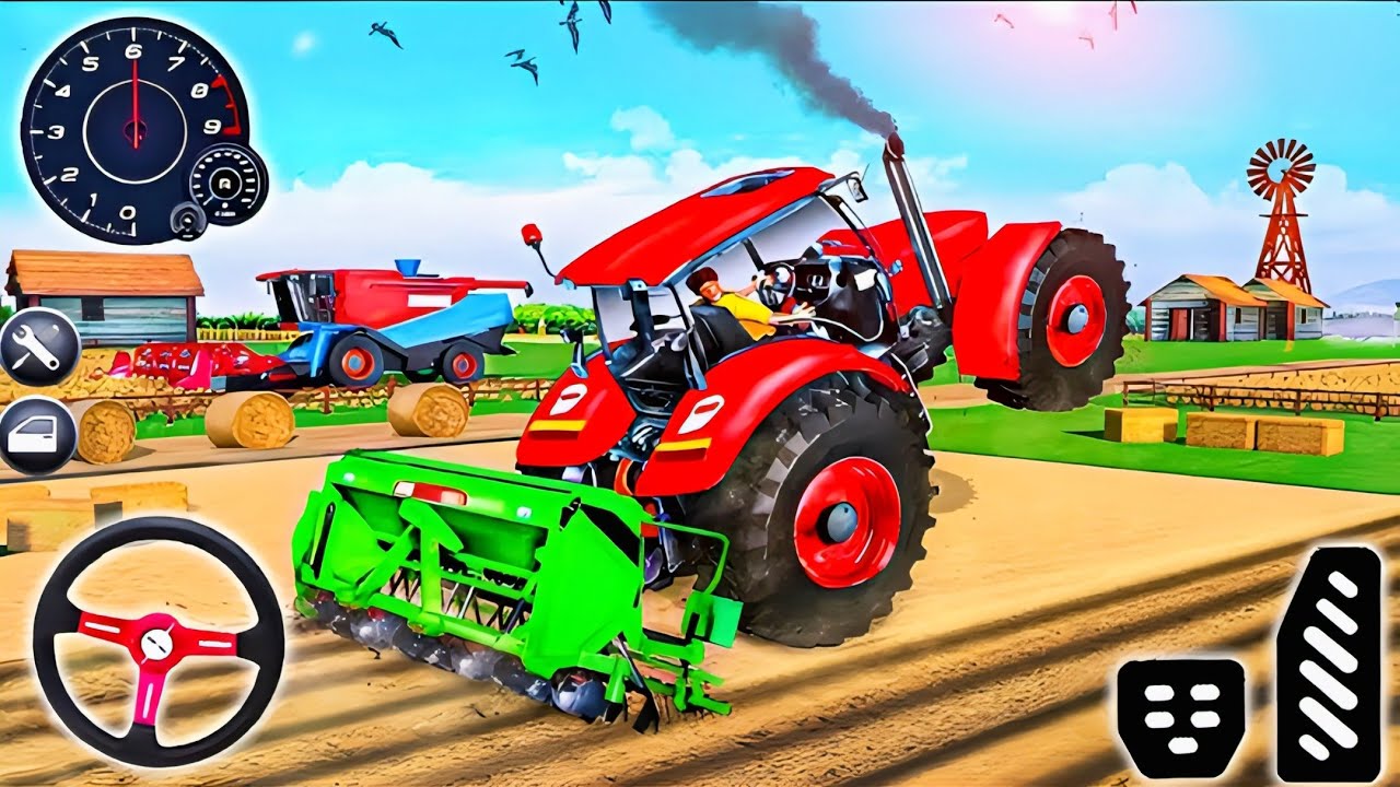 Modern Tractor Farming Driving Simulator 3D - New Tractor Games ...