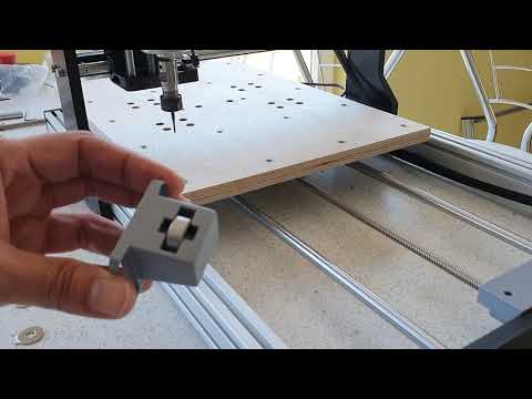 CNC moving bed (Y Axis) support