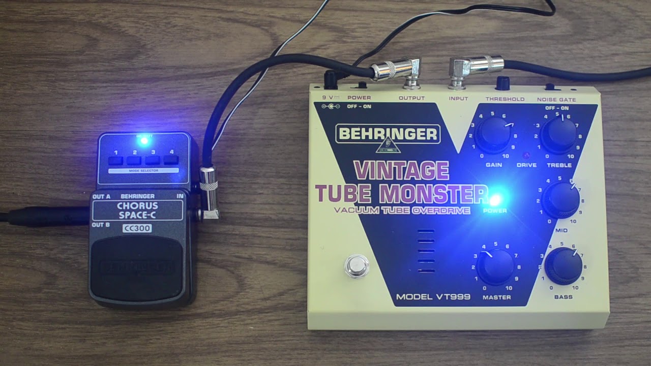 Behringer Effect stompbox VT999-CC30 - YouTube