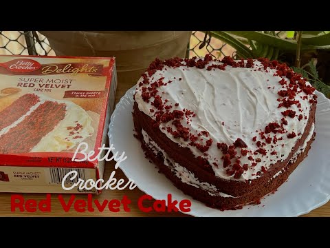 Betty Crocker Red Velvet Cake | Betty Crocker Red Velvet Cake Mix | Red Velvet Cake Recipe |