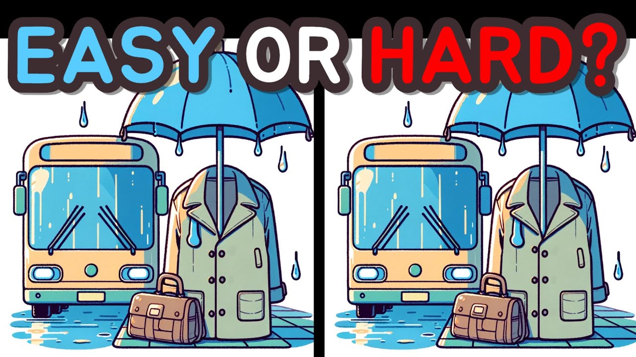 [Find the difference] EASY OR HARD? QUIZ! 🙂 [Spot the difference] - YouTube